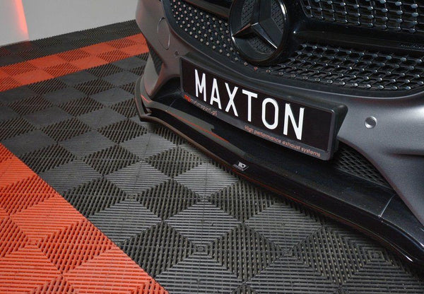 Front lip / front splitter / front apron V.1 for Mercedes Benz C-Class ...