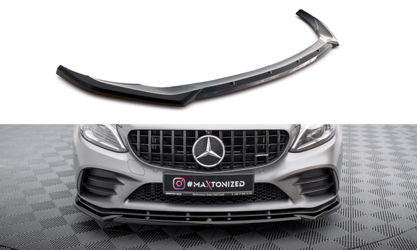 Front lip / front splitter / front apron V.2 for Mercedes-Benz C43 AMG ...