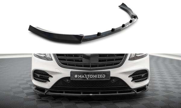 Front lip / front splitter / front apron V.2 for Mercedes-Benz S-Class ...