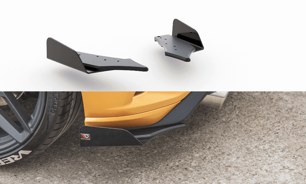 Side rear diffuser extension racing with flaps for Ford Focus ST MK4 by ...